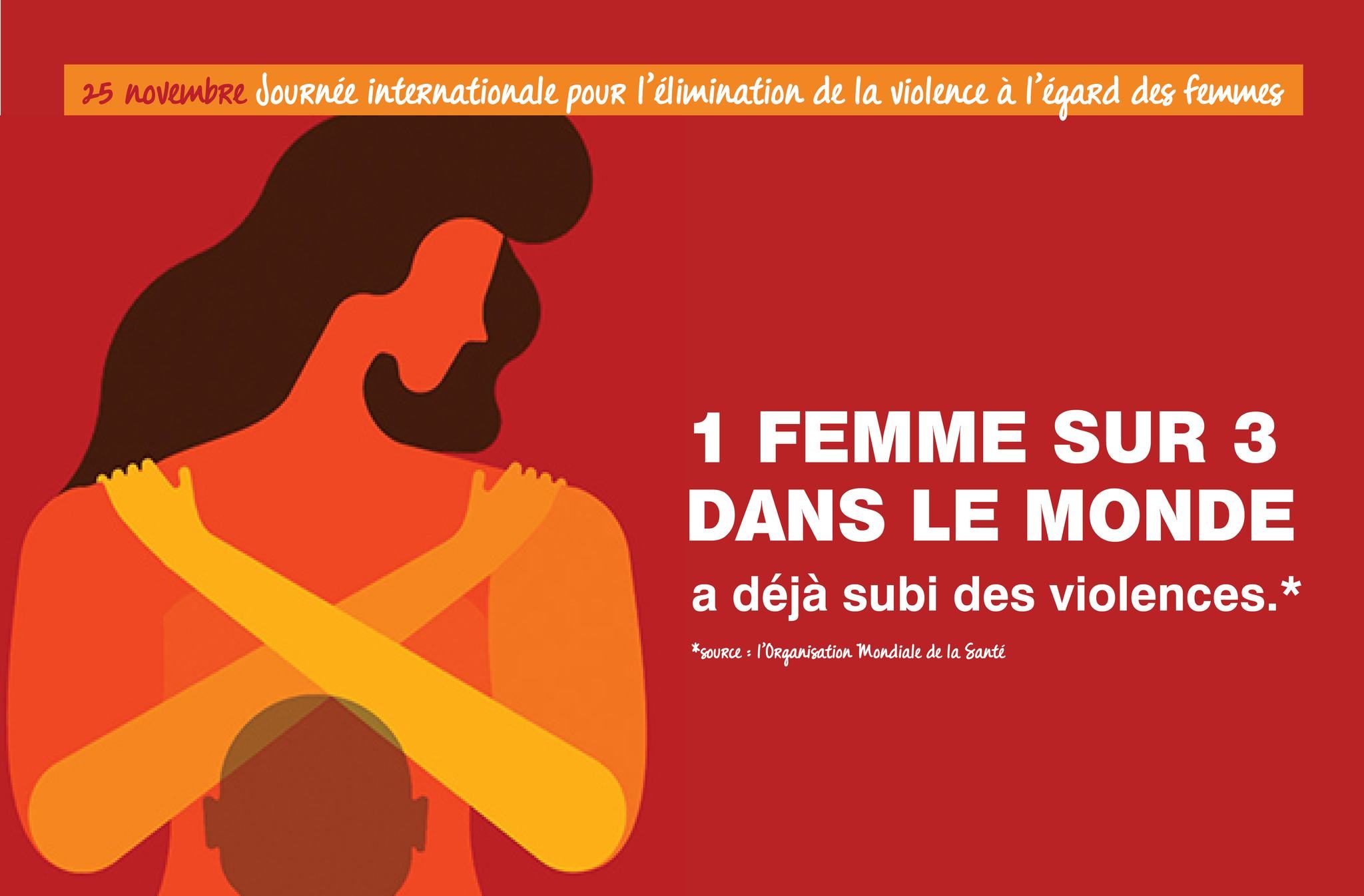 25 novembre : journée contre la violence faite aux femmes